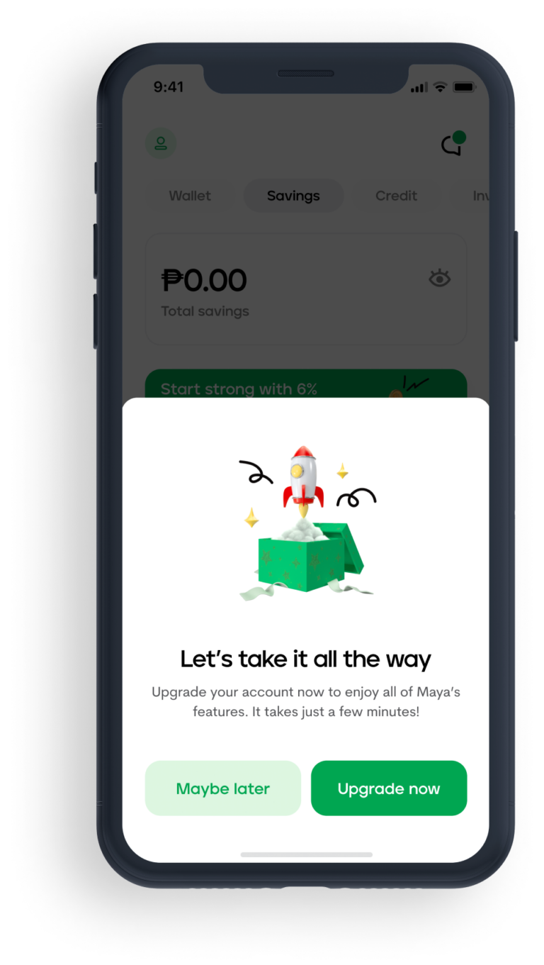 Savings - Maya Digital Bank