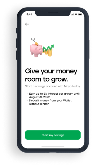 Savings - Maya Digital Bank