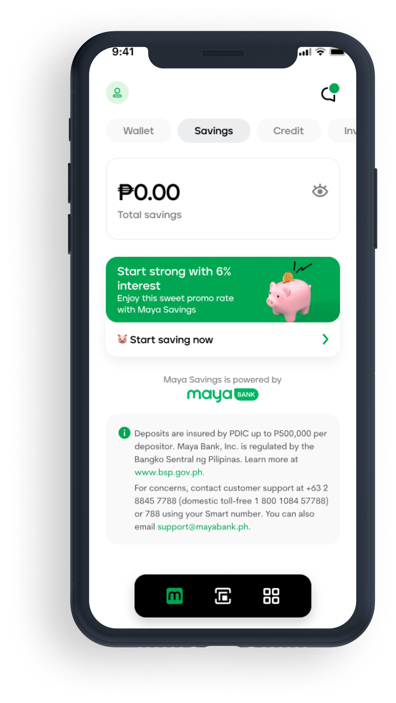 Savings - Maya Digital Bank