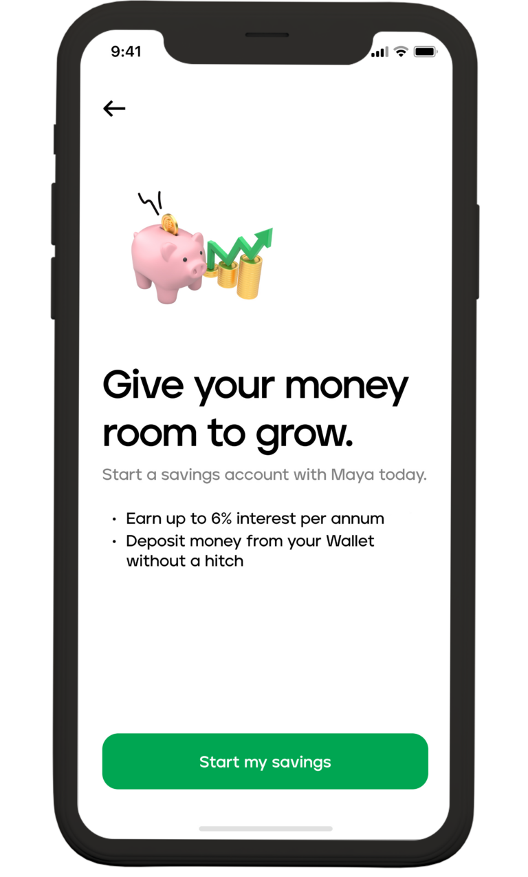 Savings - Maya Digital Bank