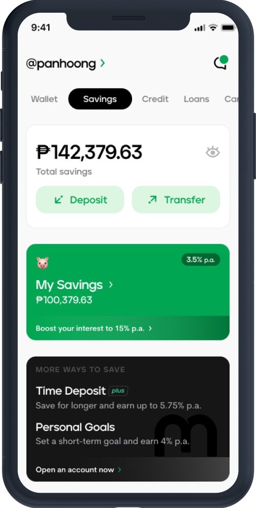 Time Deposit Plus - Maya Digital Bank