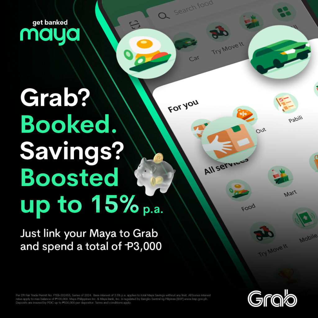 Pay with Maya on Grab - Maya Digital Bank