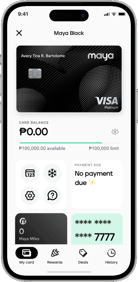 Credit Cards Philippines - Maya Digital Bank